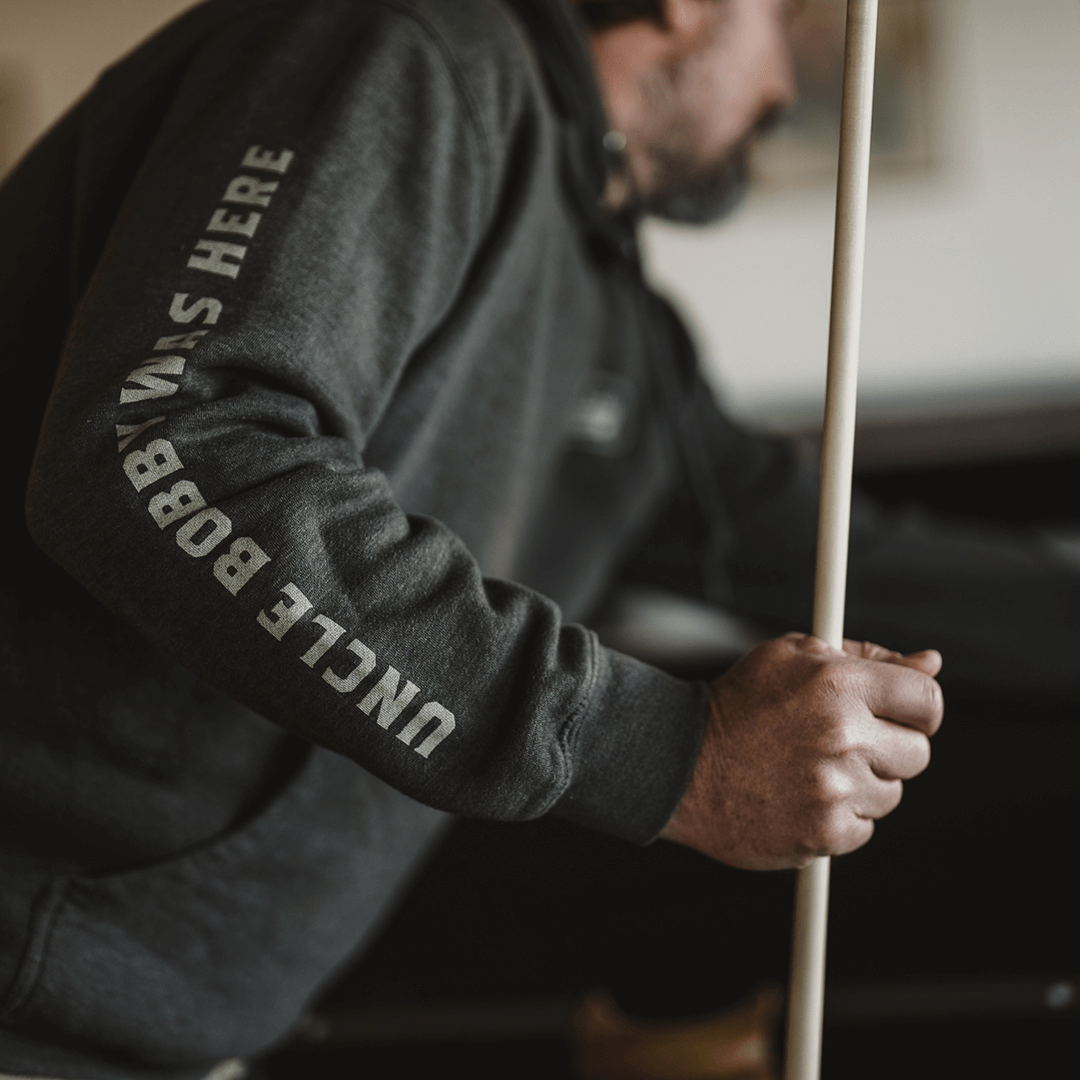 Uncle Bobby's Charcoal Pullover Hoodie